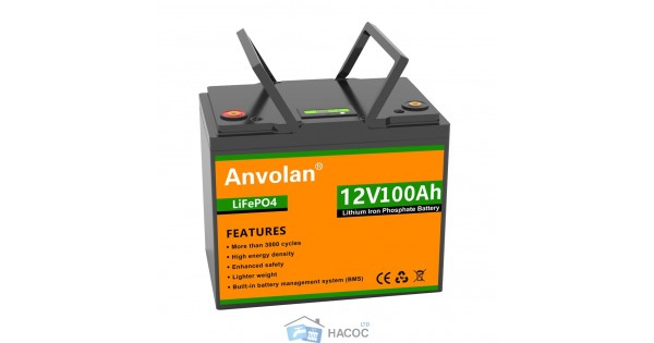 Акумулятор літієвий Anvolan XP-LFP12100 LiFePo4 12V 100Ah 1280Wh